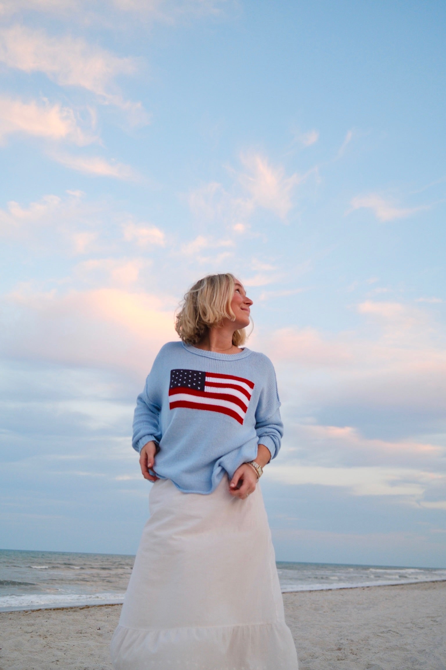 Flagship Sweater Sky Blue – Rie & Rue