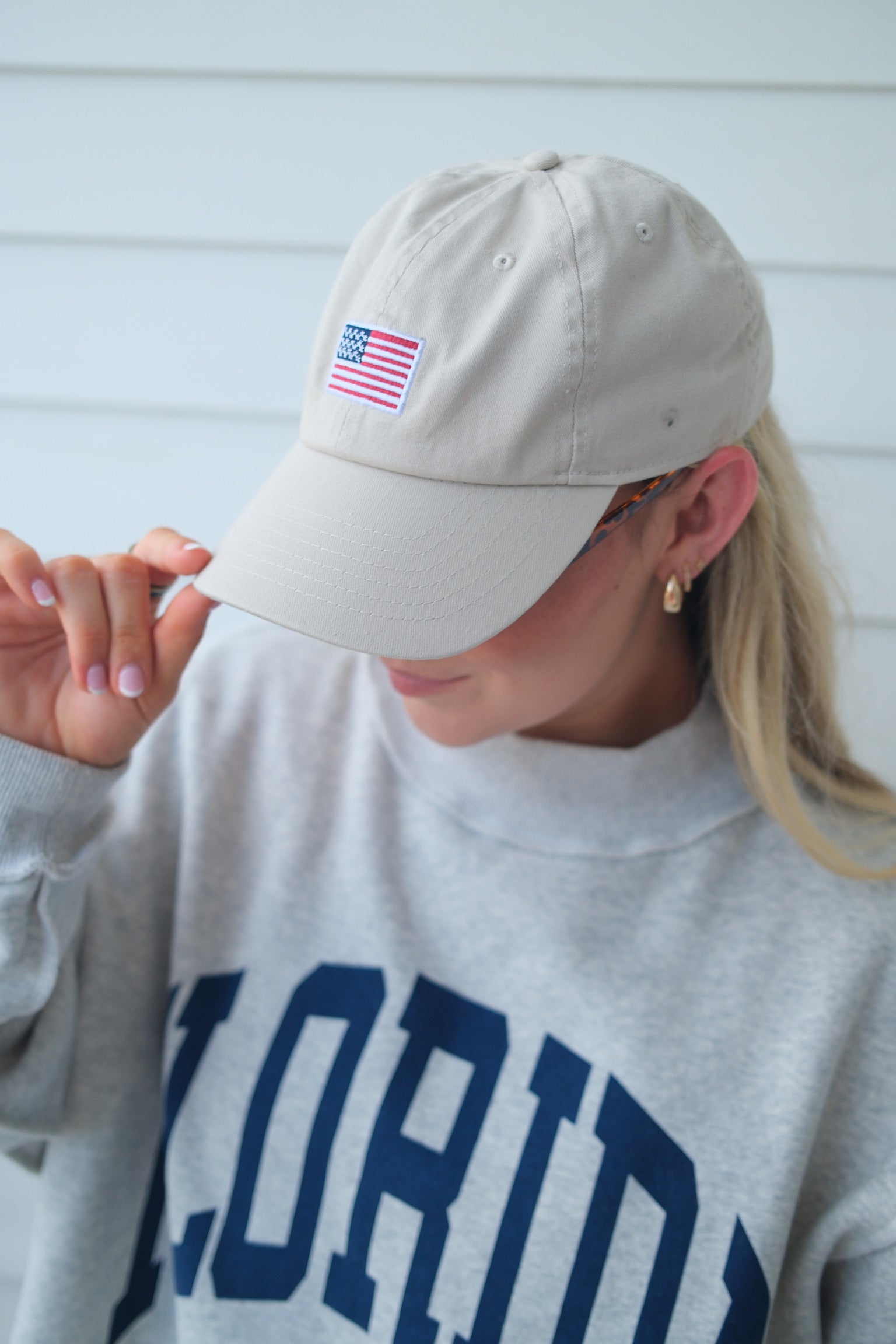 Flag Cap Tan – Rie & Rue